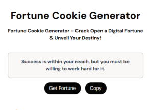 Free Fortune Cookie Generator | Fun & Inspiring Messages